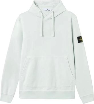 Stone Island Homme, Sweatshirts et sweats &agrave; capuche, Bleu, Taille: 3XL Cotton Fleece Sweat &agrave; capuche Sweater
