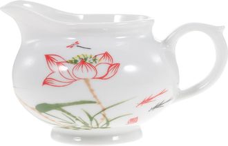 BESTONZON Sauciere Soßenboot mit Griff Porzellansauce für Salatverriegelungen Milchcreme Porzellan Sauciere Porzellan