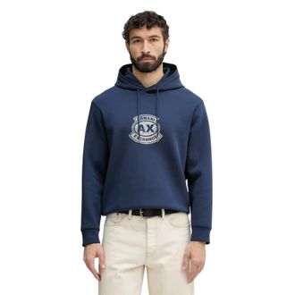 A|X Armani Exchange Hoodie aus technischem Material - - Sweatshirts & Hoodies - Herren - Blau - M