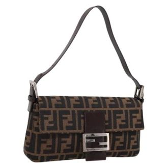 Fendi Sac bandouli&egrave;re Pre-owned en toile Zucca - Femme - Pre-owned - Brun - Taille: ONE Size
