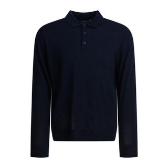 Vince Woll-Poloshirt - - Tops - Herren - Blau - M