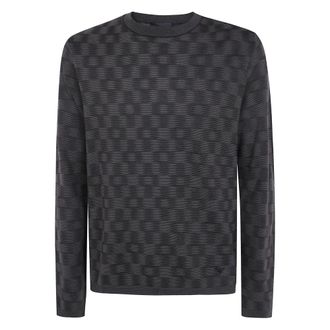Emporio Armani Round-Neck Strickwaren - - Knitwear - Herren - Mehrfarbig - M