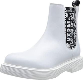 Love Moschino Femme JA21134G1GIA0 W.Ankle Boot, Blanc, 36 EU
