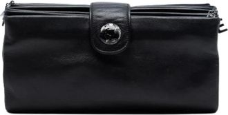 Chanel Sac &agrave; main matelass&eacute; en cuir dagneau pr&eacute;-poss&eacute;d&eacute; - Femme - Pre-owned - Noir - Taille: ONE Size