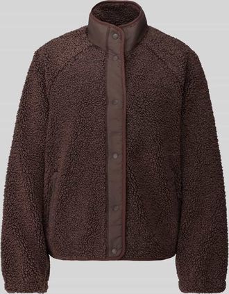 Jake*s Casual Regular Fit Sweatjacke aus Teddyfell