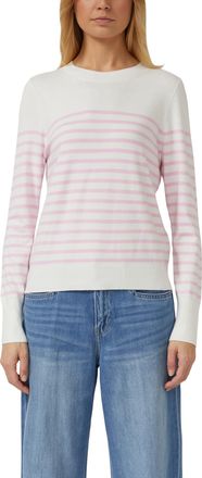 s.Oliver Gestreifter Pullover aus Viskosemix