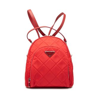 Prada Pre-owned Sac matelass&eacute; - Femme - Pre-owned - Rouge - Taille: ONE Size