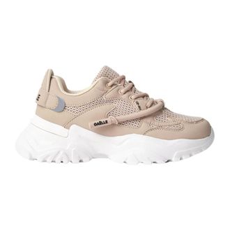 Ga&euml;lle Paris Mesh Runner Sneakers mit Gummistopper - - Shoes - Damen - Beige - 38 EU