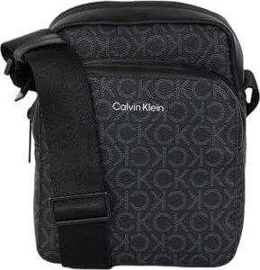Calvin Klein Sacoche monogramme cuir PU Homme