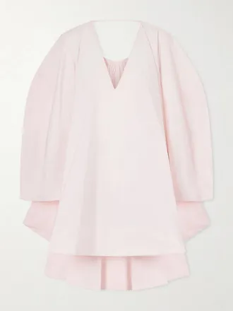 Jacquemus Paysan Oversized Cotton-blend Mini Dress - Pink