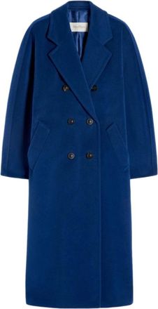 Max Mara Femme, Manteaux, Bleu, Taille: 34 FR Madame Coat
