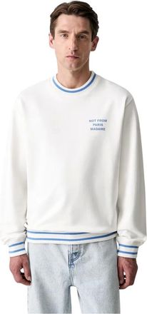 Dr&ocirc;le de Monsieur SweaT-shirt Slogan Sport - Homme - Pulls - Blanc - Taille: M