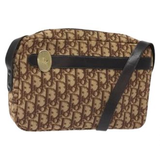 Dior Pre-owned Trotter Canvas Schultertasche - - Pre-owned - Damen - Braun - ONE SIZE
