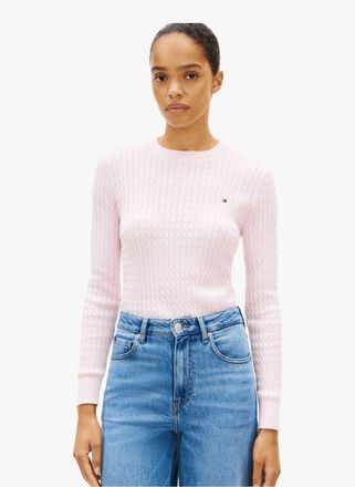 Tommy Hilfiger Pull torsad&eacute; en coton