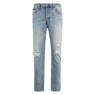 Philipp Plein Super Straight Cut Jeans Basic - - Jeans - Herren - Blau - W34