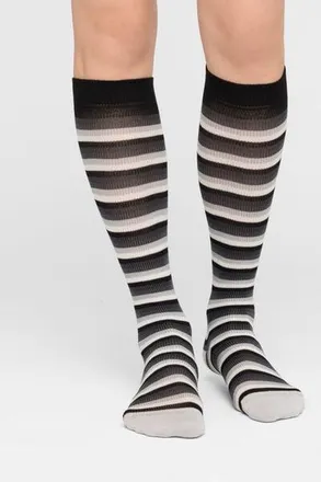 Calzedonia Lange Gemusterte Socken Grau