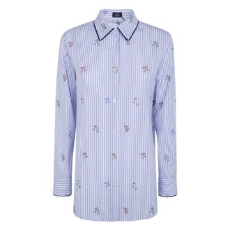 Etro Femme, Blouses et Chemises, Bleu, Taille: 38 FR Chemise