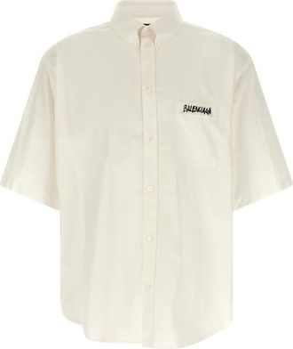 Balenciaga Herren, Shirts, Wei&szlig;, XLGr&ouml;&szlig;e