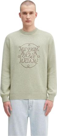 Dr&ocirc;le de Monsieur Herren, Strickwaren, Gr&uuml;n, LGr&ouml;&szlig;e