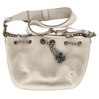Chanel Pre-owned CC Paris-Rome Schultertasche - - Pre-owned - Damen - Wei&szlig; - ONE SIZE
