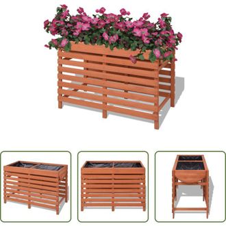 vidaXL Gartenk&uuml;bel - Blumenkasten 100x50x71 cm Holz