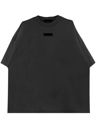 Fear of God t-shirt en coton à logo appliqué - Noir