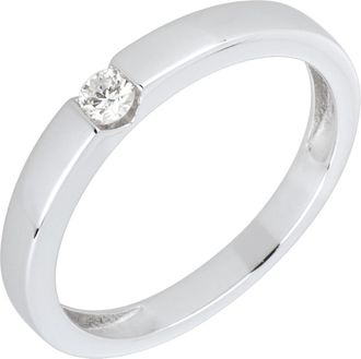 Edenly Symphony Solitärring in Weißgold