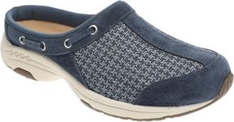 Easy Spirit Travelport Chaussures &agrave; enfiler pour femme, Bleu marine/blanc/denim-carreaux, 9.5 X-Wide