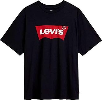 Levi's Big & Tall Graphic Tee T-Shirt Homme Batwing Srt Mineral Black (Noir) 5XL