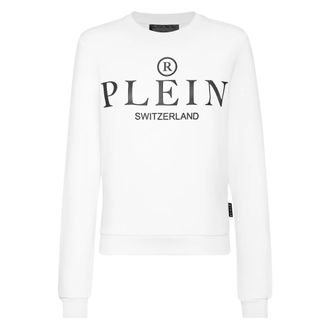 Philipp Plein Femme, Sweatshirts et sweats &agrave; capuche, Blanc, Taille: 38 FR SweaT-shirts