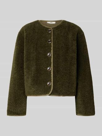 0039 Italy Jacke aus Teddyfell mit Knopfleiste Modell RICARDA