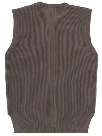 Rick Owens New Wool Knit Sweater - Brown