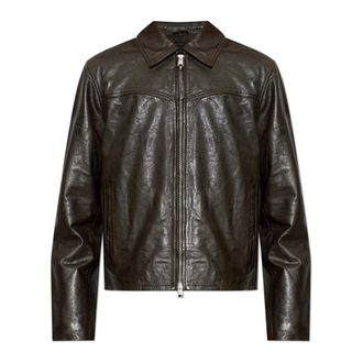 AllSaints Homme, Vestes, Brun, Taille: S Tune Leather Jacket