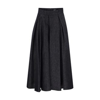 Max Mara Femme, Jupes, Bleu, Taille: 34 FR Midi Skirts