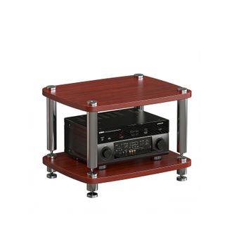 Generic HiFi Regal 4-stufiges Audio-Regal, HiFi-Lautsprecherbox Mit Vibrationsd&auml;mpfung, Offene Ablagefl&auml;che, Modulares Design, Robust, for Gaming, Wohnzimmer 