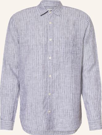 Frescobol Carioca Frescobol Carioca Leinenhemd Telles Comfort Fit blau