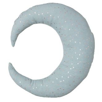 Atmosphera Atmosphera Dekokissen Mond Berlingot, 32 x 28 cm, Blau