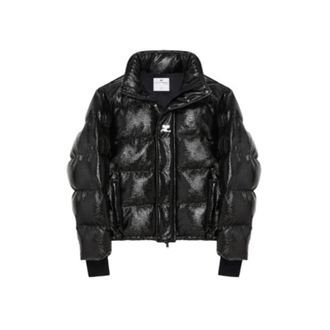 Courr&egrave;ges Doudoune Veste Vinyle - - Jackets - Damen - Schwarzk - S