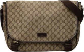 Gucci Sac bandouli&egrave;re en toile Pre-owned - unisex - Pre-owned - Beige - Taille: ONE Size