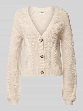 Only Regular Fit Strickjacke mit Strukturmuster Modell ROSIE