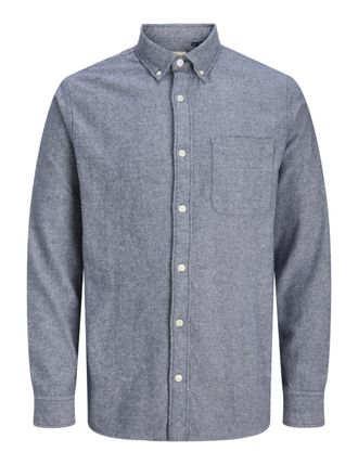 Jack & Jones Jprblubrook Twill Solid L/S Shirt Sn