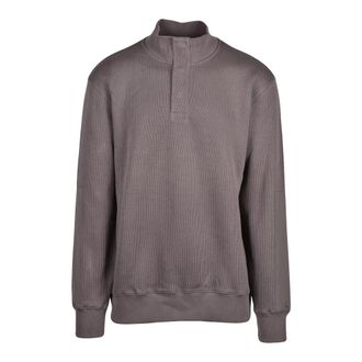 Herno Strickoberteil mit Nylon-Eins&auml;tzen - - Sweatshirts & Hoodies - Herren - Grau - M