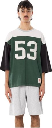 Champion Homme, Tops, Vert, Taille: XL Time Capsule 3/4 Sleeves Football Tee