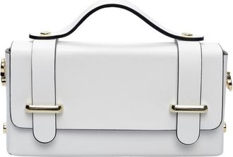 Isabella Rhea Wei&szlig; Rindsledertasche