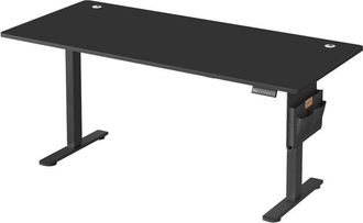Songmics Bureau &Eacute;lectrique R&eacute;glable en Hauteur, 180 x 80 cm, Fonction M&eacute;moire 4 Hauteurs, Port USB-C, Organiseur, pour T&eacute;l&eacute;travail, Noir dEncre