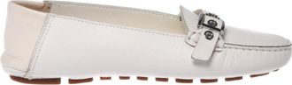 Baldinini Femme, Chaussures, Blanc, Taille: 39 EU Leather Loafer