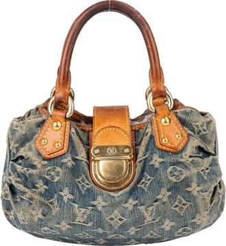 Louis Vuitton Crossbody Bags - Louis Vuitton Denim Monogram Pleaty Handbag - Gr. unisize - in Bunt - f&uuml;r Damen
