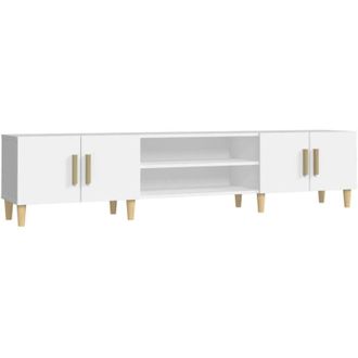vidaXL TV-Schrank Wei&szlig; 180x31,5x40 cm Holzwerkstoff Vidaxl