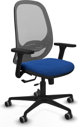 Piqueras y Crespo Stuhl aus Pc, zylindrisch, mit 3D-Armlehnen, h&ouml;henverstellbare Lendenwirbelst&uuml;tze, ausgestattet mit Syncro/Traslack und Schneideschaum, mit Rollen von