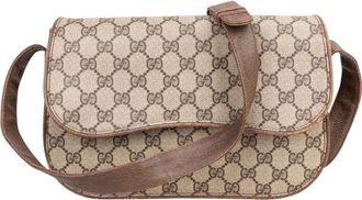 Gucci Crossbody Bags - Gucci GG Canvas Monogram Crossbody Bag - Gr. unisize - in Braun - f&uuml;r Damen
